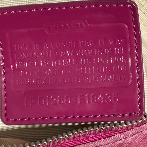 Coach | Bags | Coach Pink Mini Bag With Monogram Pattern | Poshmark